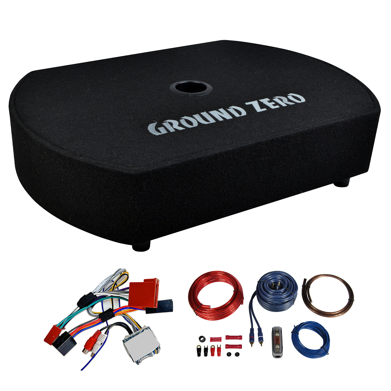 GROUND ZERO Reserverad Upgrade Subwoofer/Bass Set passend für VW Tyron ...